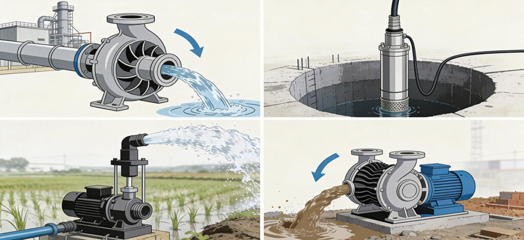 Types of Water Pumps and Their Uses - JMHPOWER
