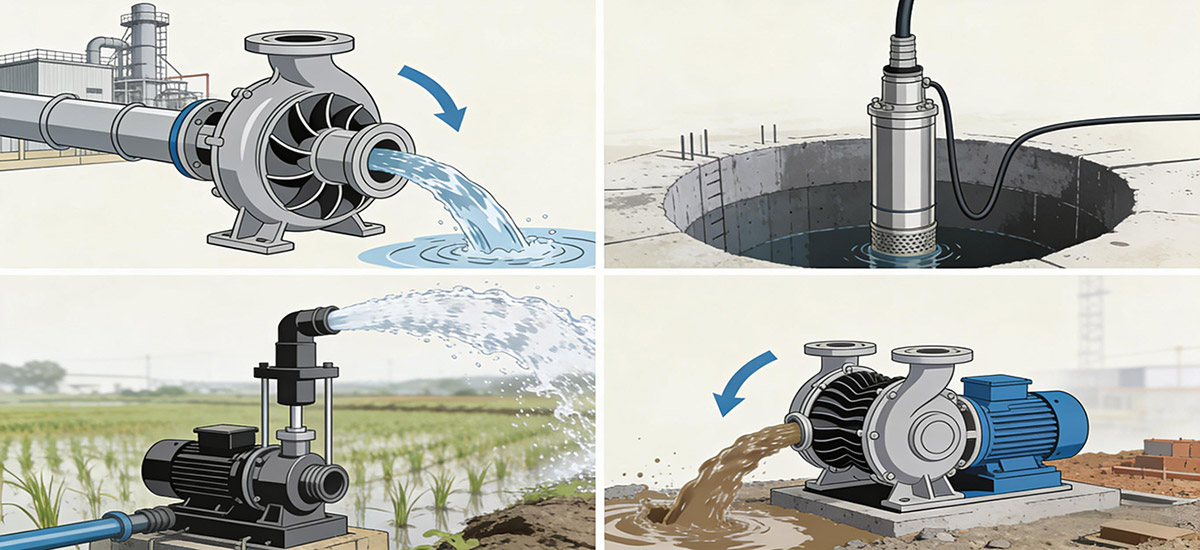 Types of Water Pumps and Their Uses - JMHPOWER